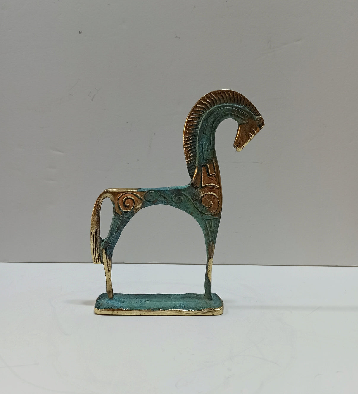 Ancient Greek Horse - Athens, Attica - 500 BC - pure Bronze Sculpture ...